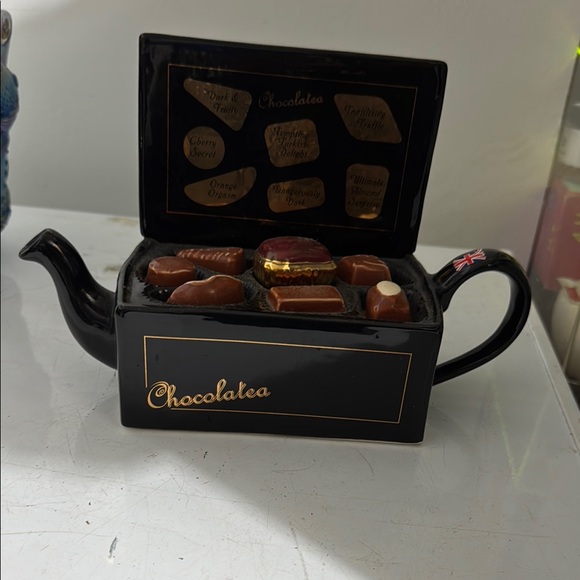 Chocolate | Accents | Tony Carter Teapot Box Of Chocolates Hand Painted ...